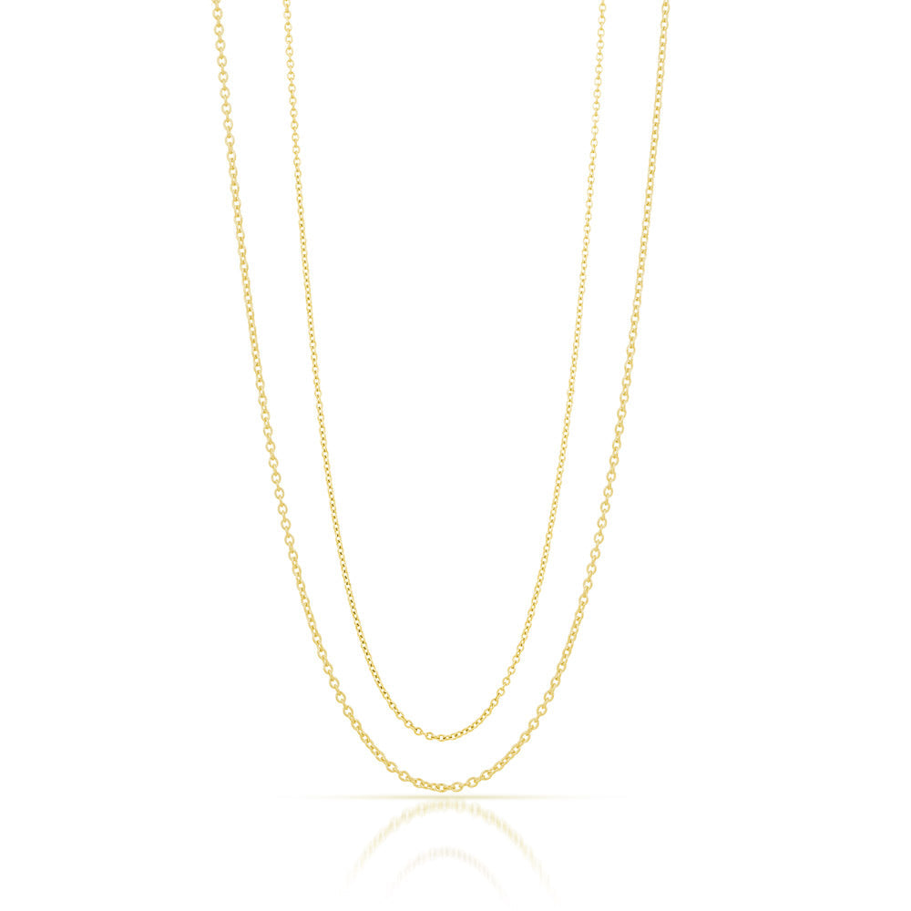 14K Cable Chain - light weight – Marilyn Brogan Jewelry