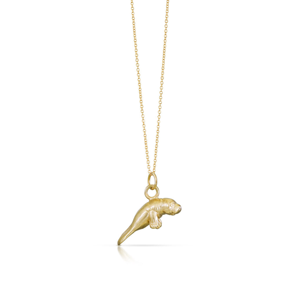 Manatee Charms in Gold – Marilyn Brogan Jewelry