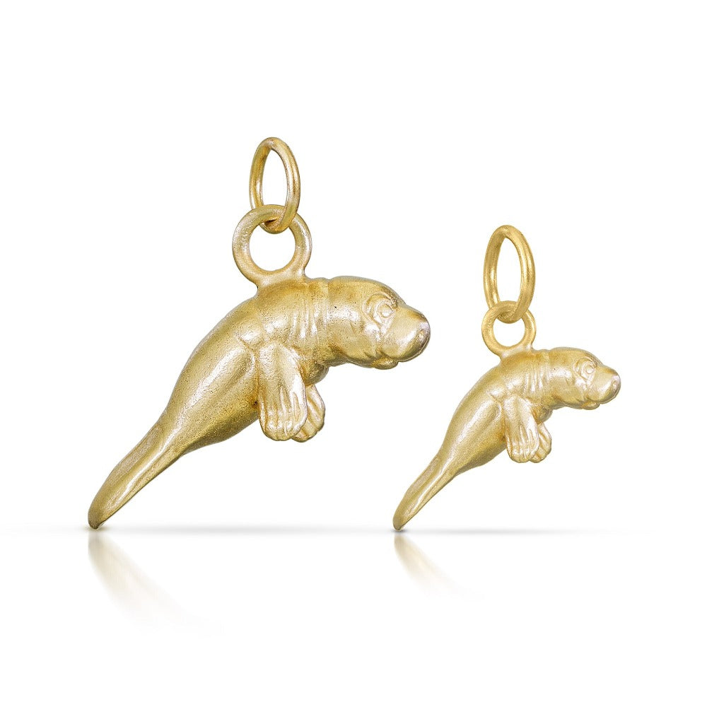 Manatee Charms in Gold – Marilyn Brogan Jewelry